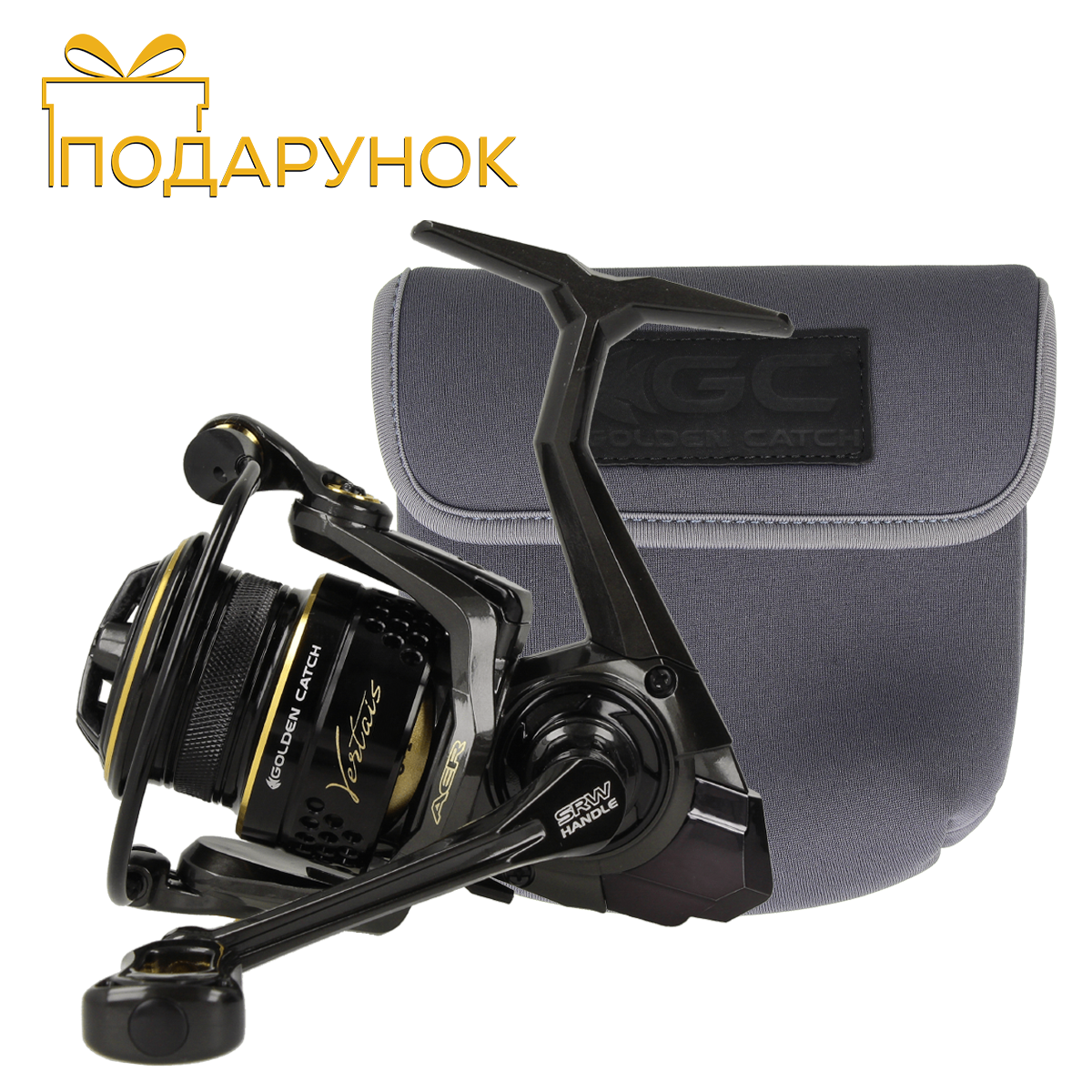 Котушка спінінгова GC Vertais + Чохол для котушки GC Neoprene Reel ...