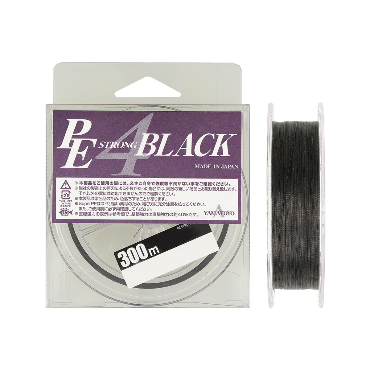 Шнур Yamatoyo PE 4 Strong 300м Black: купити в Golden Catch
