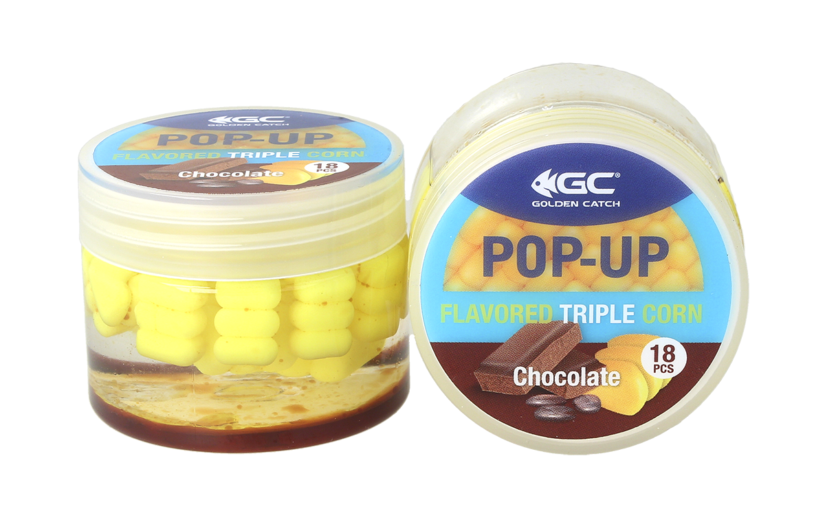 Golden Catch G.Carp Pop-Up Flavored Triple Corn In Dip(18pcs)Chocolate ...